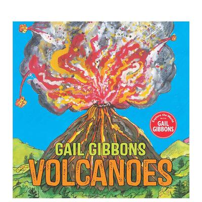 【现货】火山Volcanoes英文儿童绘本动物生态环保3-6岁精装Gail Gibbons进口原版书Holiday House9780823445691