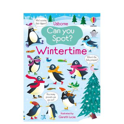 【预售】你能找到吗冬日时光Can You Spot? Wintertime英文儿童趣味Kirsteen Robson平装Usborne children’s books进口原版书978