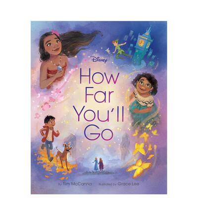 【预售】你要走多远How Far You'Ll Go Hc英文儿童绘本自我认知情绪管理MCCANNA  TIM精装6-9岁Disney进口原版书