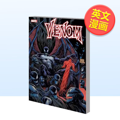 【预售】【Marvel】毒液 卷6 黑焰之王Venom By Donny Cates Vol. 6: King In Black英文漫画图书平装进口原版书9781302926038