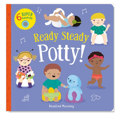 【预售】准备就绪，稳稳如厕！英文儿童绘本身体认知启蒙进口原版外版书Ready Steady Potty!Becky Davies Little Tiger Press