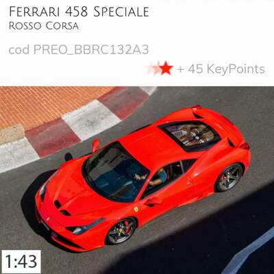 BBR法拉利458SPECIALE汽车模型