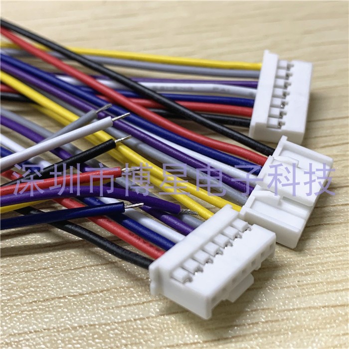 A2012H-2P3P4P5P6P7P8P9P10P11P12P单双头端子线连接线P=2.0mm_虎窝淘