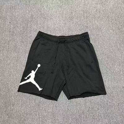 Air Jordan男子AJ大logo针织透气五分运动休闲宽松短裤DV5028-010