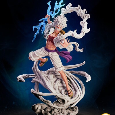 蒙奇D路飞Monkey D. Luffy《海贼王》3d打印模型stl图纸文件素材