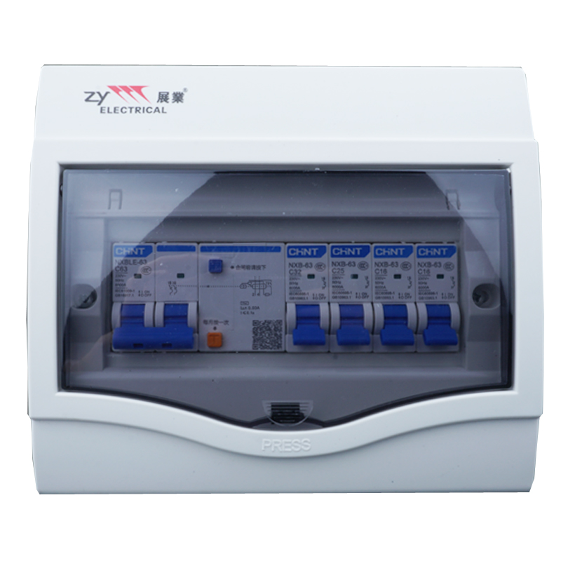 塑料明装暗装家用5 8位 6回路照明配电箱强电空气开关盒空开PZ30_虎窝淘