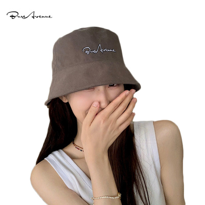 Bure Avenue渔夫帽子夏季短檐盆帽时尚百搭遮太阳防晒薄款水桶帽