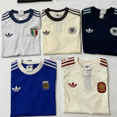 Adidas三叶草世界杯运动短袖T恤KG5097/98 JZ2256 KE2928 JY9624