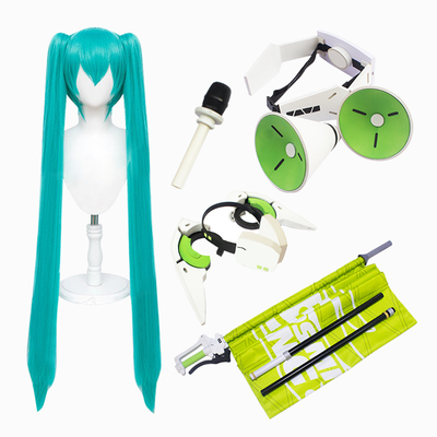 竹苑赛车初音cos旗子音响武器