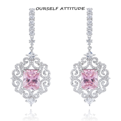 OURSELFATTITUDE粉色祥云耳环
