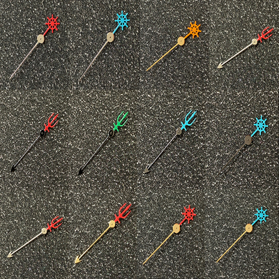 手表配件单根表针 12.5mm无夜光 金银枪色 适配NH35/36/4R/7S机芯