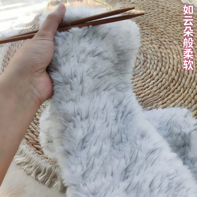 柔软保暖手工围巾材料包渐变