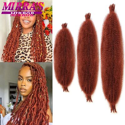 16/24/28 Inch Kinky Twist Marley Braiding Crochet Hair Synth