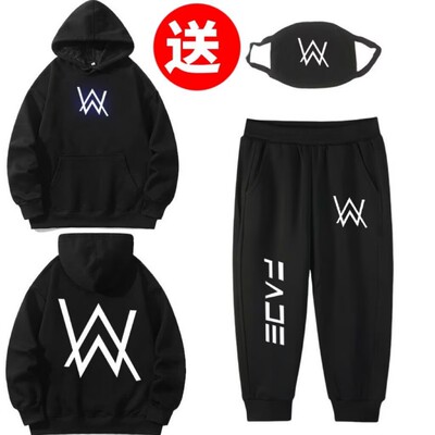 艾伦沃克alanwalker同款潮爆款连帽嘉豪网红外套帅气衣服拉链卫衣