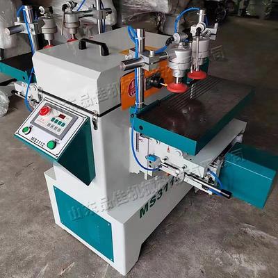 卧式双端榫pj-xcj-1槽 木机双工卧式端铣槽自机 动榫眼钻孔榫卯机