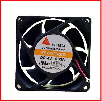 元山 Y.S.TECH FD248032EB 8032 24V 0.33A 散热风扇 服务器风扇