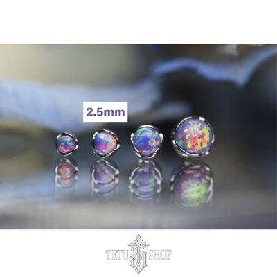 特土商店穿孔首饰2.5mm无螺纹