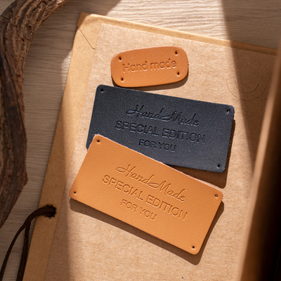 牛皮标装饰皮标包包围巾装饰标