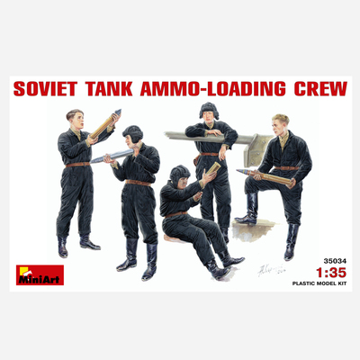 MINIART35034苏战车乘员人物弹药