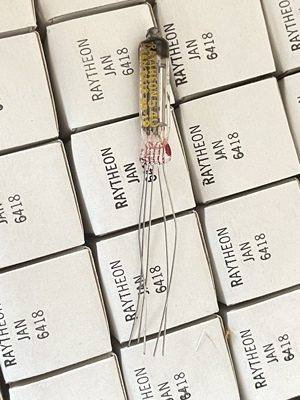 全新美国雷神6418电子管