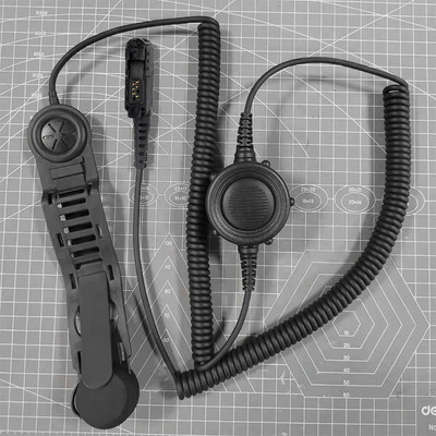 对讲机头骨传导消防用头盔耳机P6600i P6620 MTP3100 3150 3250