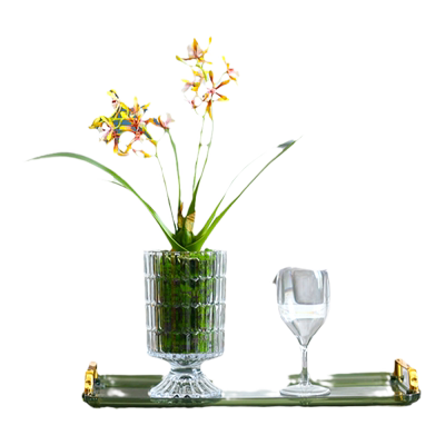 自然风仿真迷兰摆件假花酒店客厅餐桌玄关茶几花卉仿真装饰摆设花