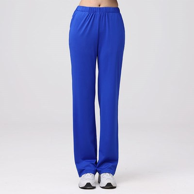 精选广场舞服装裤子长裤舞蹈裤夏款白色直筒跳舞女U鬼步舞跳操运