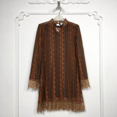 伊X系列 8163S031 时尚连衣裙品牌女装折扣颦