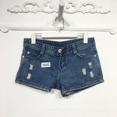 N系列 8047S110 时尚牛仔短裤品牌女装折扣颦