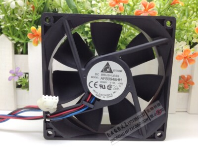台达DELTA 9025 9CM工业风扇 48V 0.14A AFB0948HH 双滚珠 三线