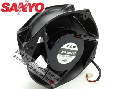 三洋SANYO 2070 48V 2.2A 20CM全金属外框风扇 9EC2048P0A03