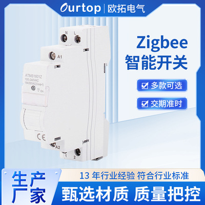 Zigbee智能开关ATMS1601z智能无线遥控WiFi定时器导轨定时开关