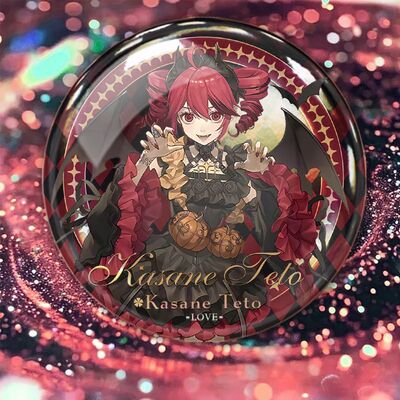 重音teto周边吧唧徽章彩虹镭射胸针挂饰摆件二次元痛包收藏礼物