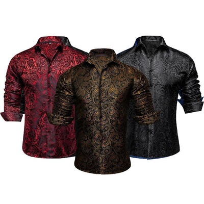 3 Pack Luxury Formal Casual Men Paisley Floral AntiWrinkle