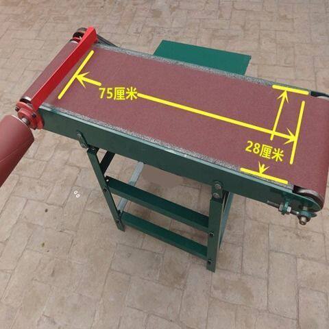 砂带机木工抛光机台式木工机械打磨机工业级小型家用磨刀