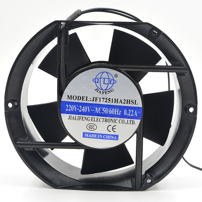 JIAFENG JF17251HA2HSL AC 220V 50/60Hz 0.22A 170*170*51 风扇