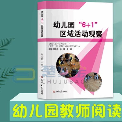 幼儿园“6+1”区域活动观察  初晓玲等 吉林大学出版社  幼师用书籍学前幼教教师专业类管理3到6岁发展指南安全书本