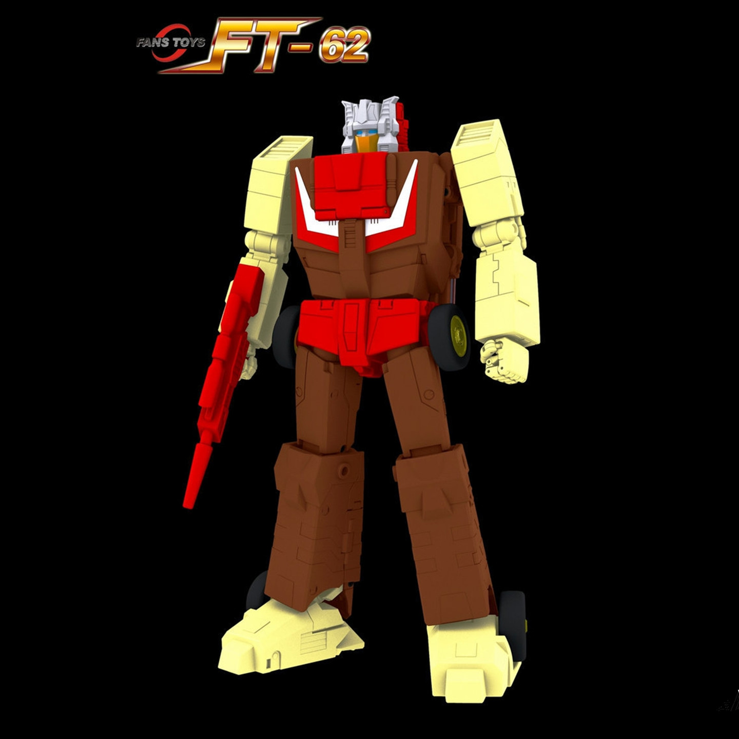 变形玩具 FansToys FT-62 郭文 头领战士电子怪杰 合金成品模型