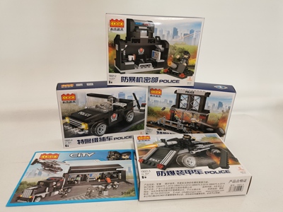 积木玩具拼装防爆直升机