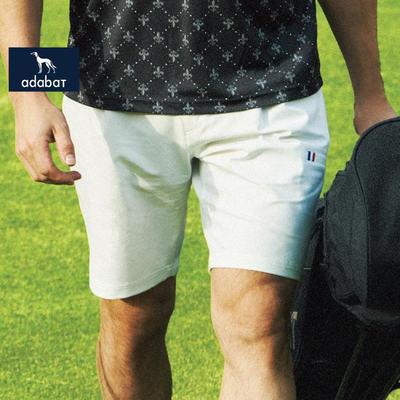 日本正品2025年春夏新款Adabat高尔夫球男士弹力运动短裤防晒冷感