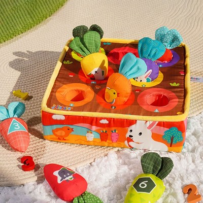 速发jlyba婴儿益智拔萝卜幼儿童玩具6个月宝宝0一1岁八六月龄