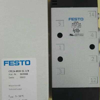议价FESTO电磁阀CPE24-M1H-5L-3/8 163166
