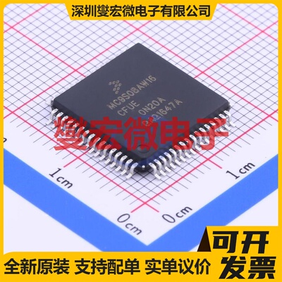 MC9S08AW16CFUE TQFP-64(14x14) MCU/MPU/SOC微处理器控制器