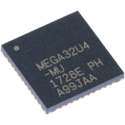 全新MEGA32U4 ATMEGA32U4-MU 封装QFN44 8位微控制器芯片原装