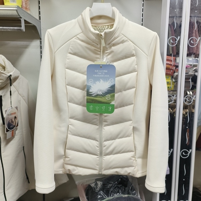 别云间K257前后羽绒绒90白鸭绒后颈白金贴片保暖外套可外穿可内穿