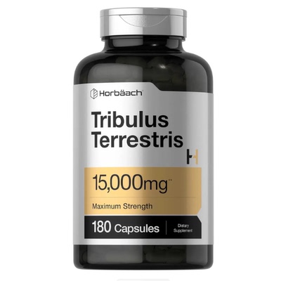 Horbaach Tribulus Terrestris for Men 15000mg | 180 Capsules