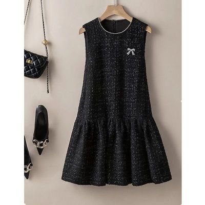 小香风背心女装连体裙