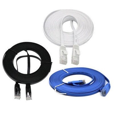 flat cat6 rj45 ethernet network lan cable 5m10m20m30m