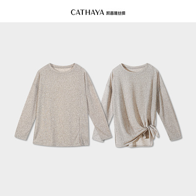 CATHAYA/凯喜雅圆领长袖T恤BBK2FOJN256