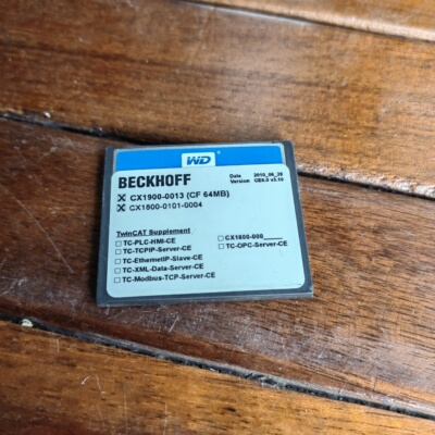 现货促销原装拆机BECKHOFF倍福CX1900 0013 64MB成色漂亮实物照片